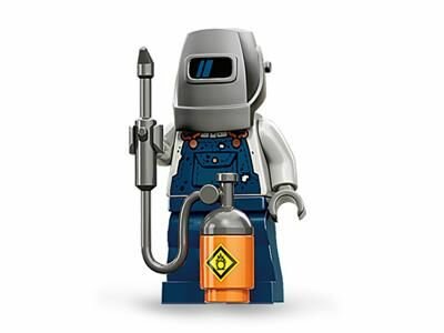 Конструктор LEGO Minifigures 71002 Series 11 Сварщик / Welder (col11-10)