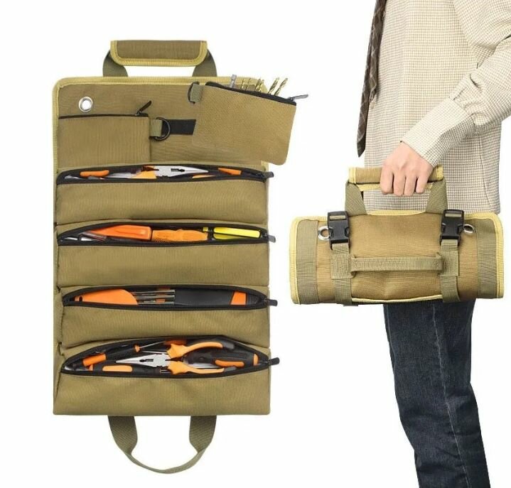 Сумка скрутка для инструмента ToolRollS A780 33X49 см