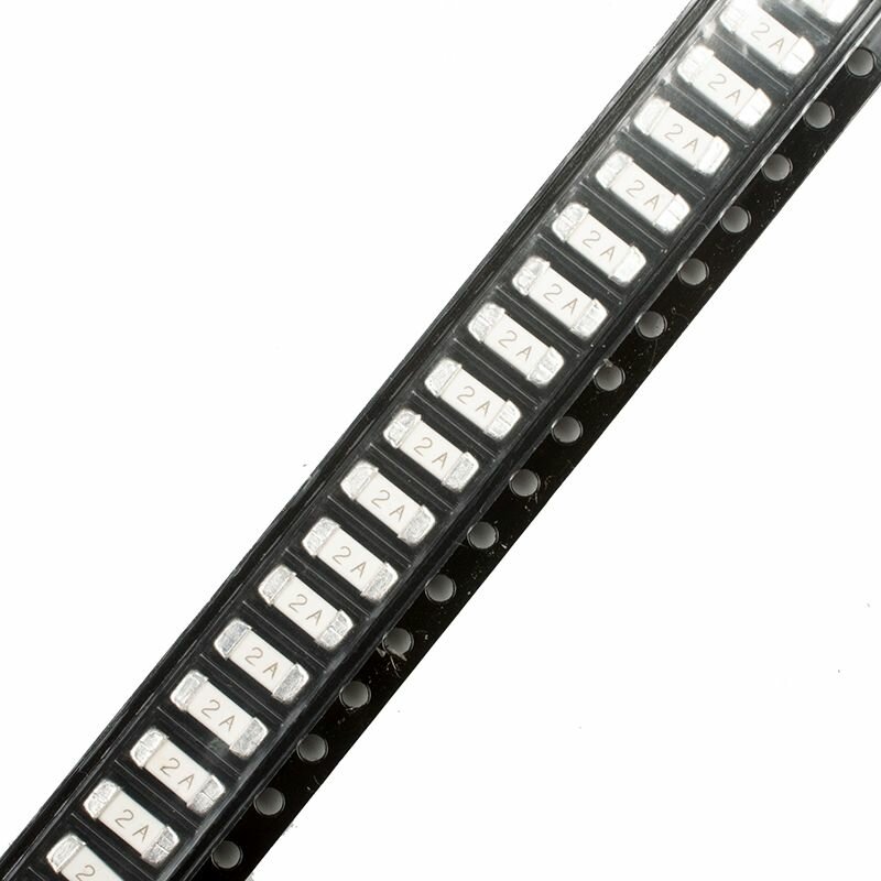 10 шт Предохранитель пластыря Медленное плавление 2410 ,6125 ,1808 STE серия SMD Fuse 6.1x2.6x2.6mm 250V 2A