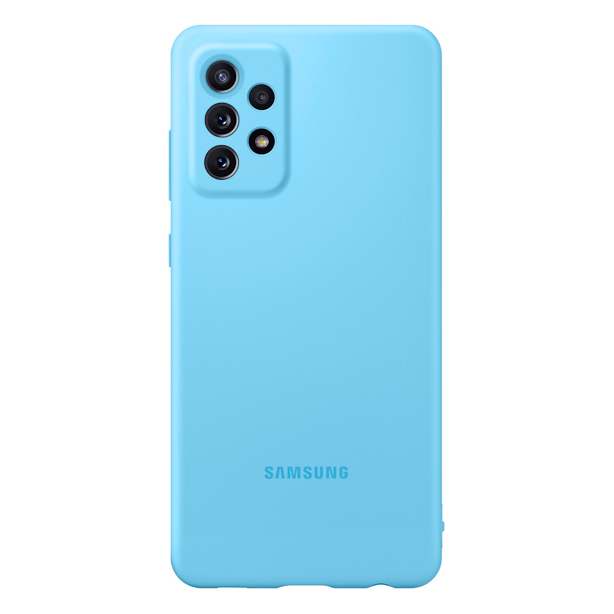 Чехол Samsung Galaxy A72 Silicone Cover Blue EF-PA725TLEGRU