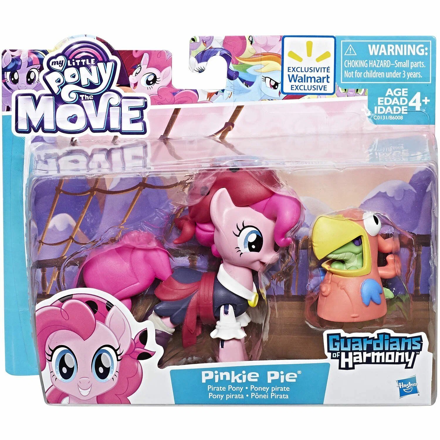 Hasbro My Little Pony The Movie Guardians of Harmony Pinkie Pie/ Мой Маленький Пони - Фильм Твайлайт Спаркл, Пиратская пони и Пинки Пай / Twilight Sparkle Pirate Pony and Pinkie Pie