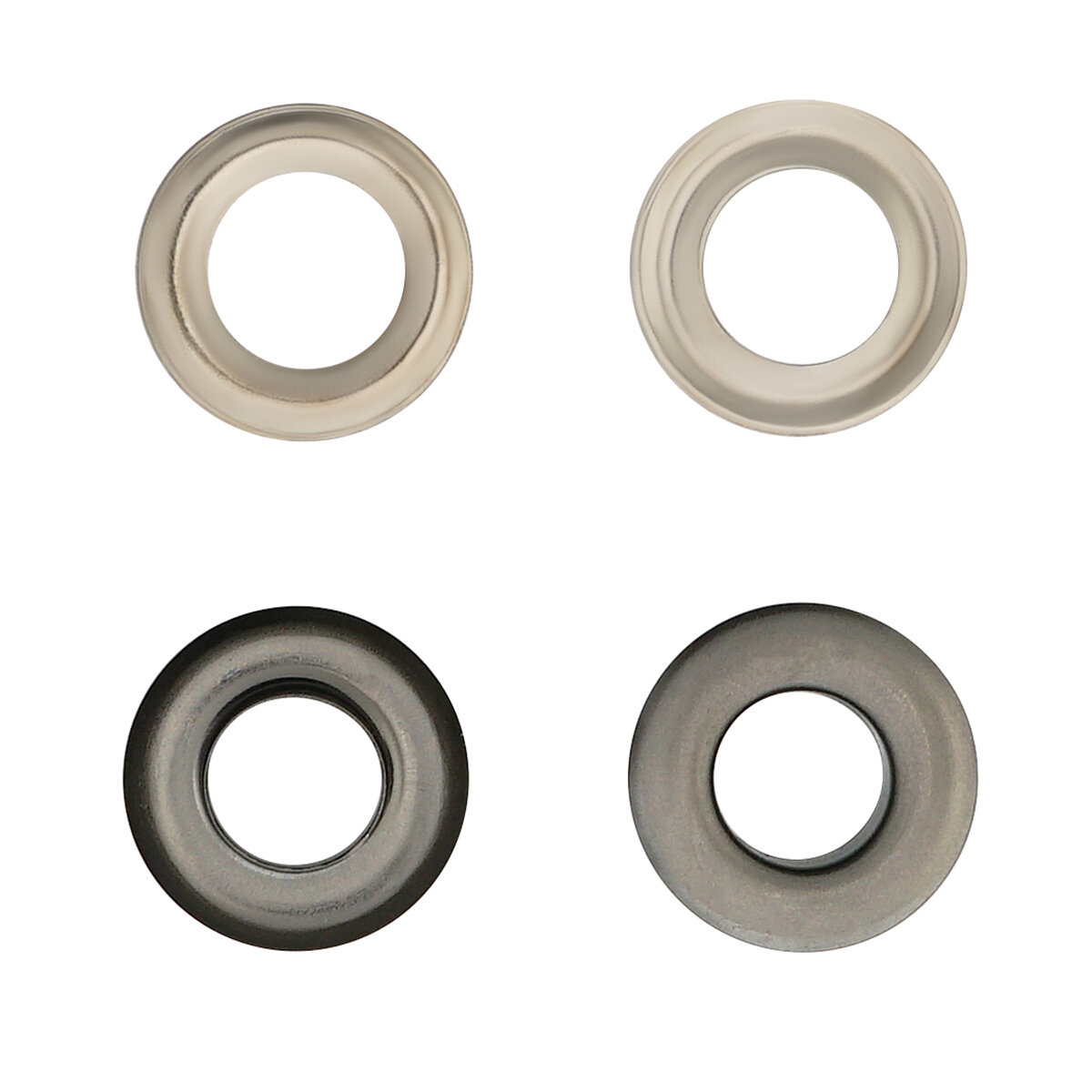 Люверс №24 (диаметр 9,2 мм, высота 6,32 мм), металл (~100шт), NEW STAR (черный никель)