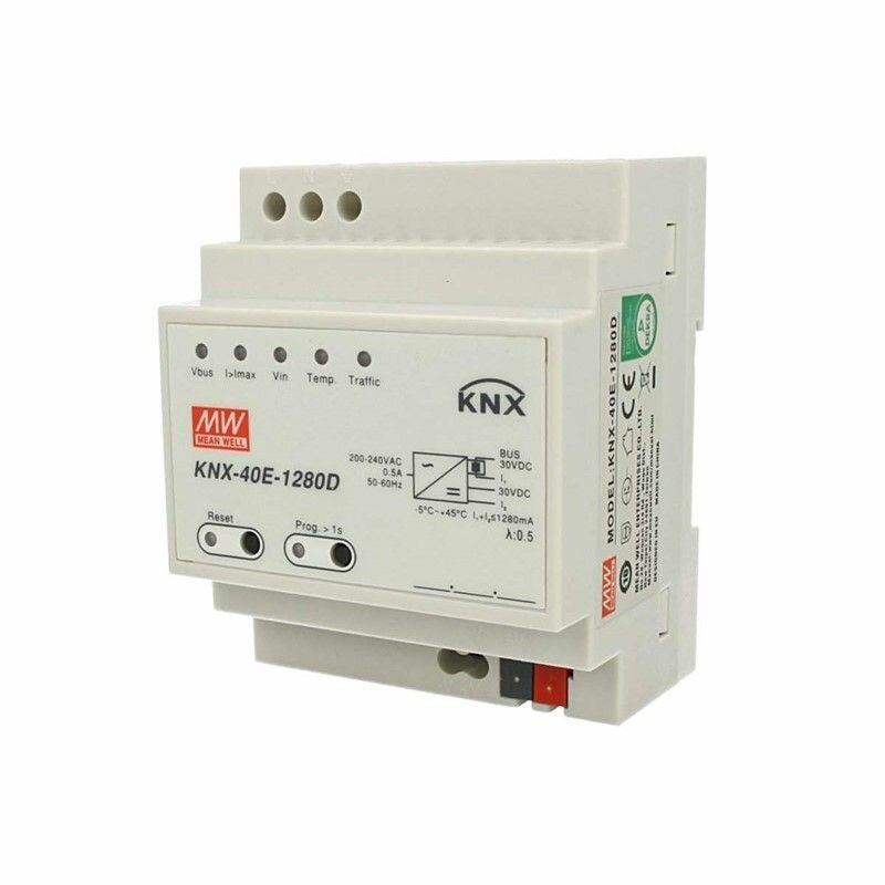 Источник питания для системы KNX Mean Well KNX-40E-1280D