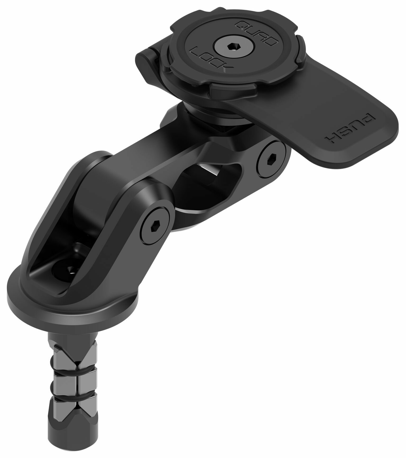 Крепление для телефона в рулевой вал мотоцикла про Quad Lock Motorcycle Fork Stem Mount PRO
