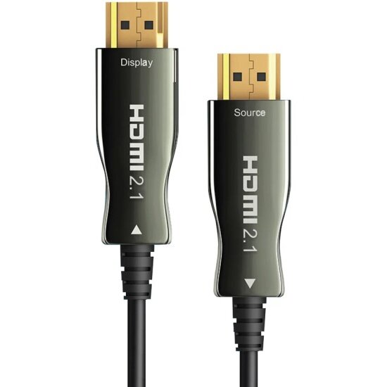 Активный оптический кабель Filum HDMI v.2.1, 8K/60HZ, ARC, 48 Гб/с, 19M/19M, черный, 20 м