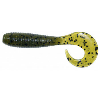 RUBICON Съедобная силиконовая приманка RUBICON Power Bait TWISTER-MID, 60mm, цвет 001 (10 шт)