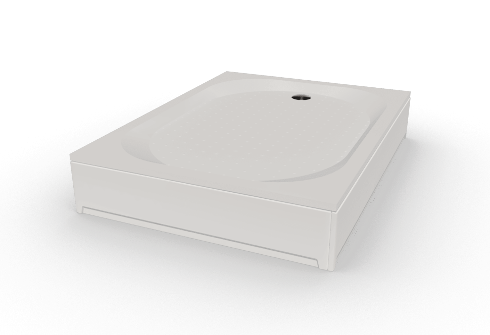 Душевой поддон RGW LUX TN, акрил, 80х100 см, антискользящий, белый