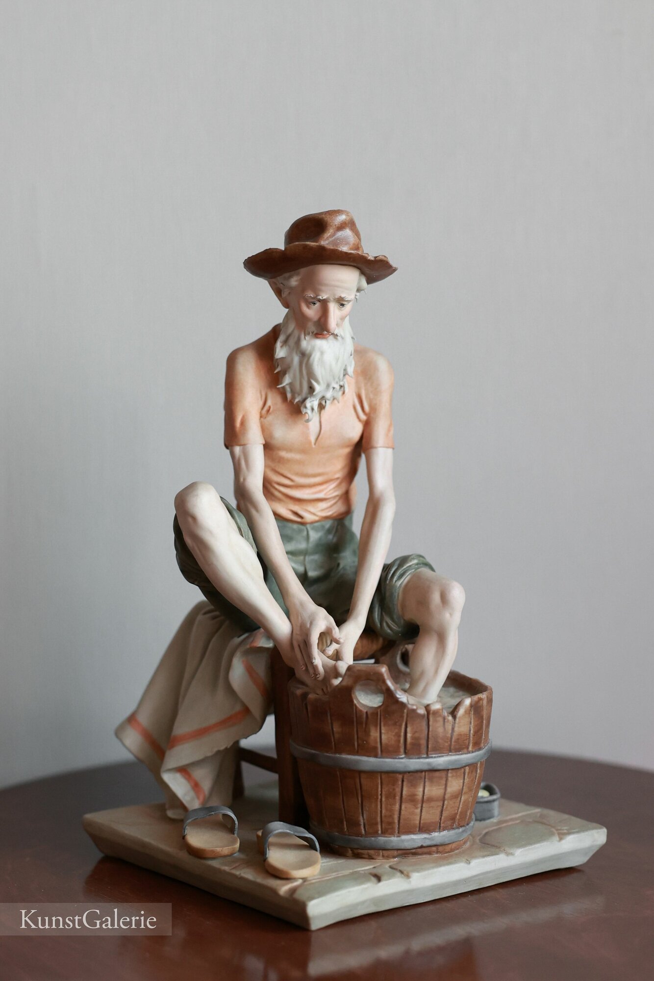Фарфоровая статуэтка: Утро в деревне, Каподимонте - Luigi Giorgio Benacchio - Triade Capodimonte - Made in Italy