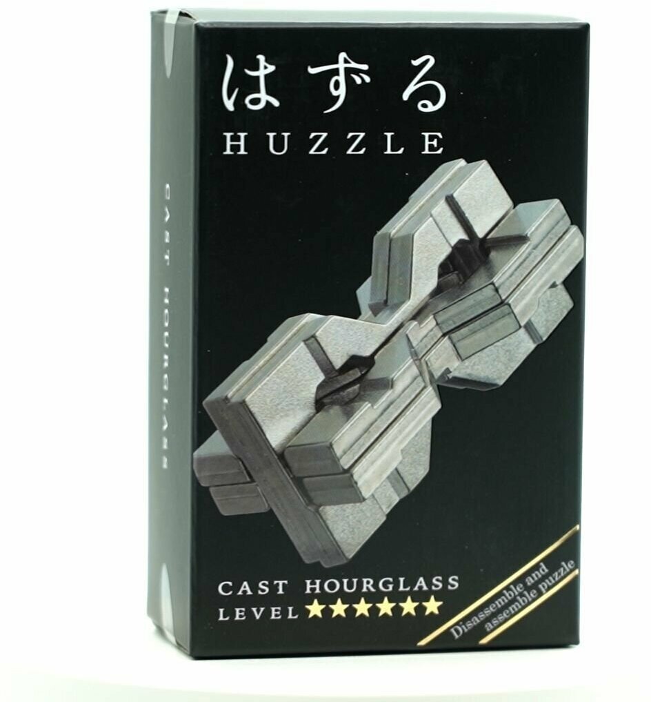 Головоломка Hanayama Huzzle Hourglass 6 ур. Серебряный