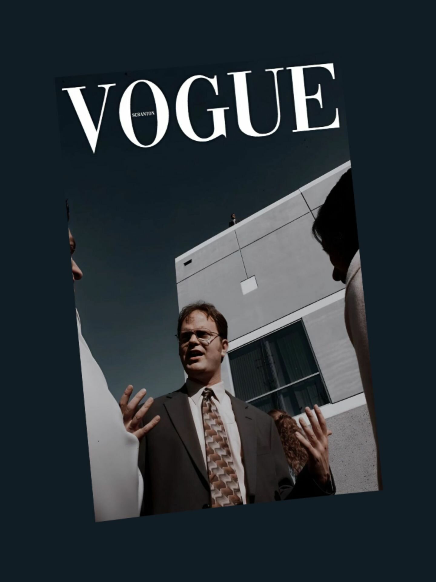 Постер pinterest "Офис (Vogue Дуайт)", 29х42, А3, глянцевый