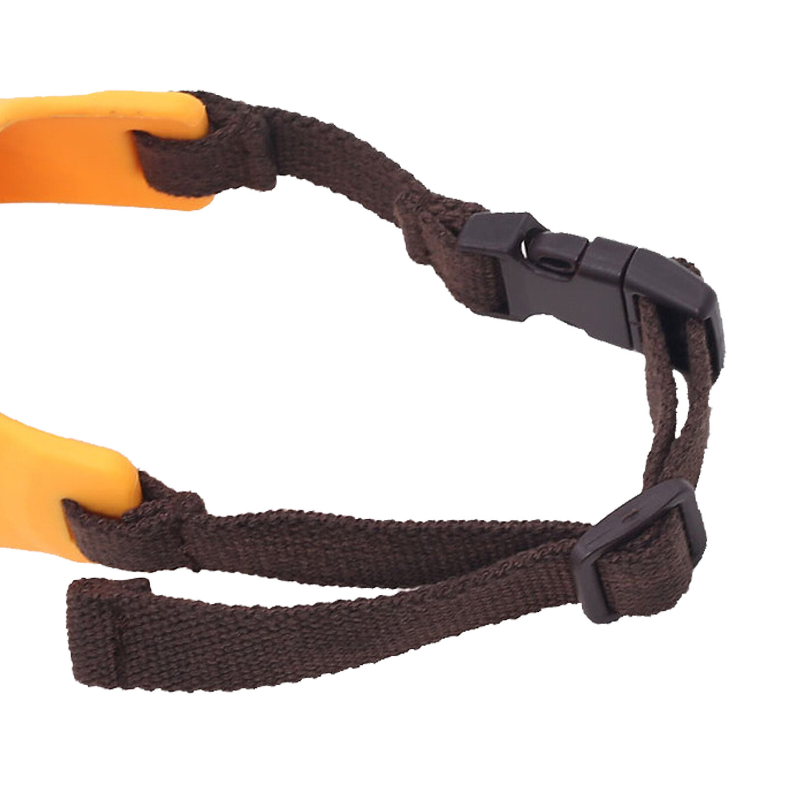 Силиконовая накладка на рот для собак Предотвращение укусов и лая Дышащий регулируемый намордник для собак Желтый L (окружность рта 16–18 см / 6,3–7,1 дюйма)