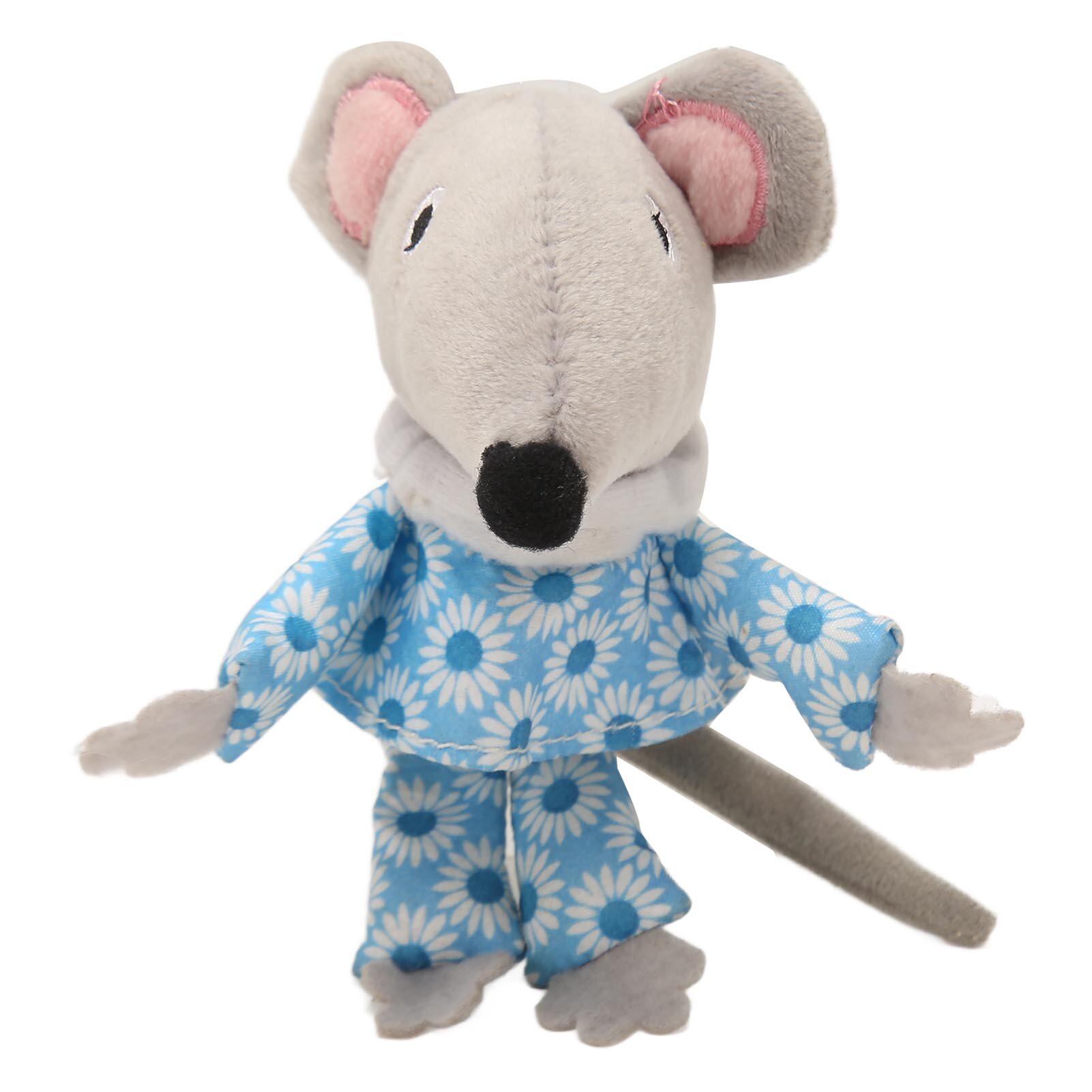 Игрушка для кошек "Кошачья мята" с мышкой, интерактивная жевательная игрушка для животных, противоукусная, уменьшающая скуку, жевательная игрушка для кошек, синяя