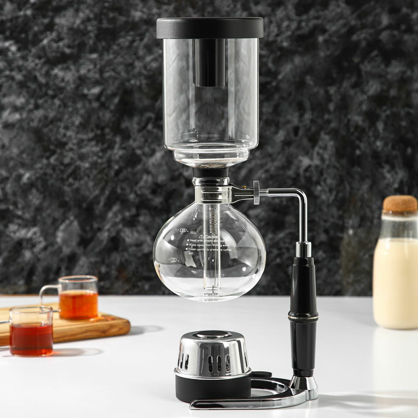 Габет, цвет: прозрачный, материал ручки: металл, размер упаковки: 18.5 x 16 x 40 см.