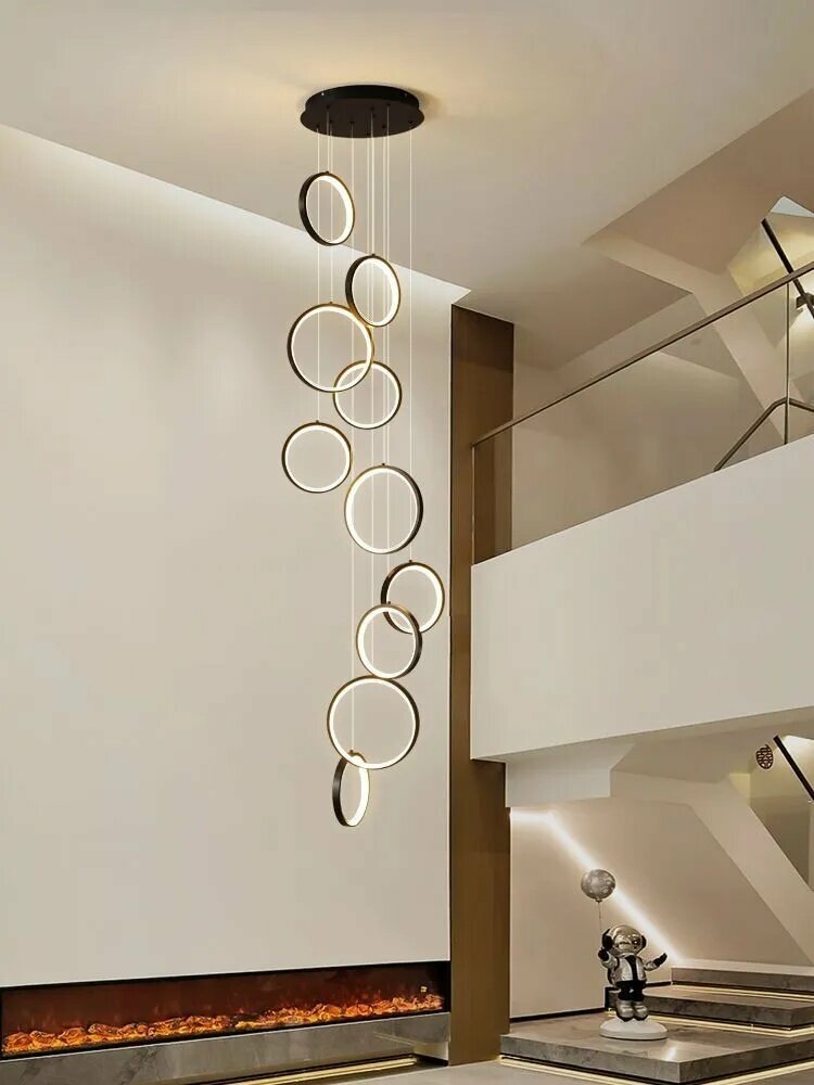 JIINOO Люстра, LED, 100 Вт