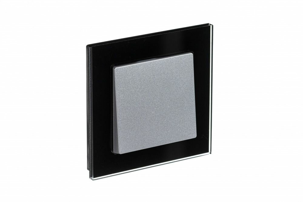 Systeme Electric AtlasDesign Nature Стекло черный Рамка 1-ая