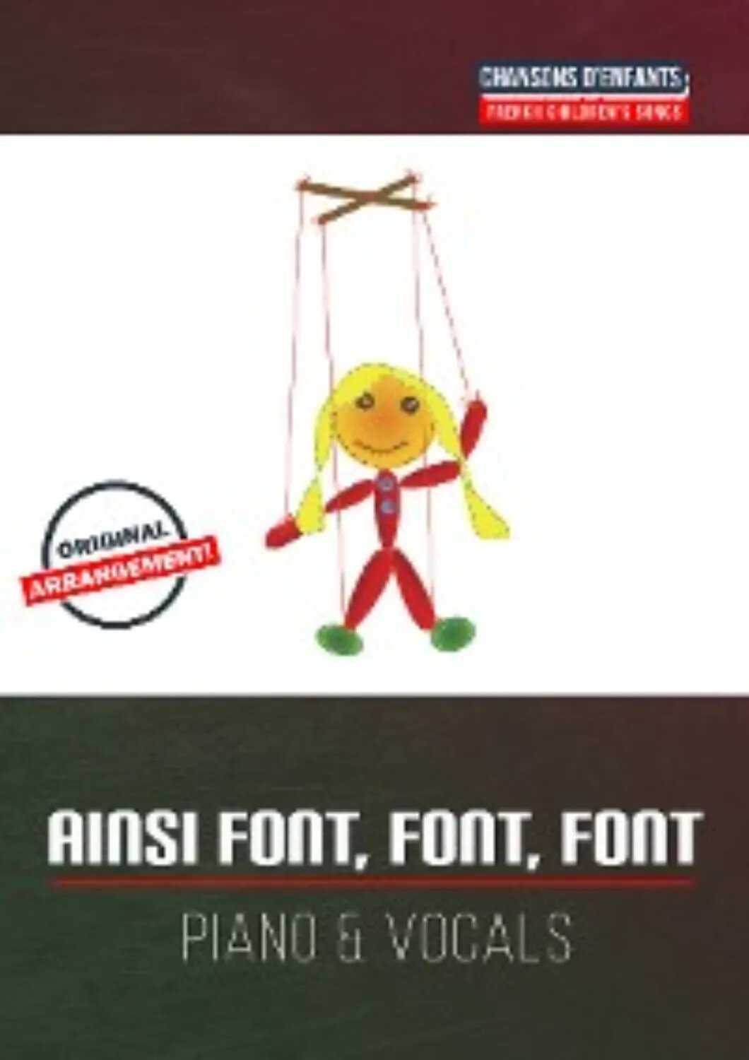 Ainsi font, font, font [Цифровая книга]