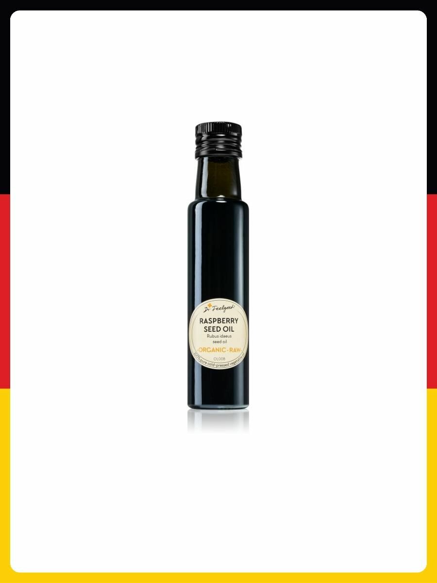Масло косметическое Dr. Feelgood ORGANIC and RAW Raspberry Seed Oil, 100 мл