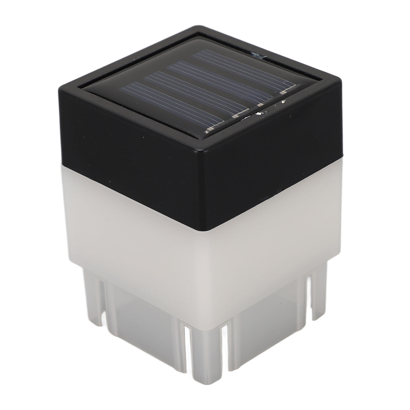 Светильник для столба на солнечной энергии, светодиодный теплый желтый светильник для освещения забора, светильник для садового патио