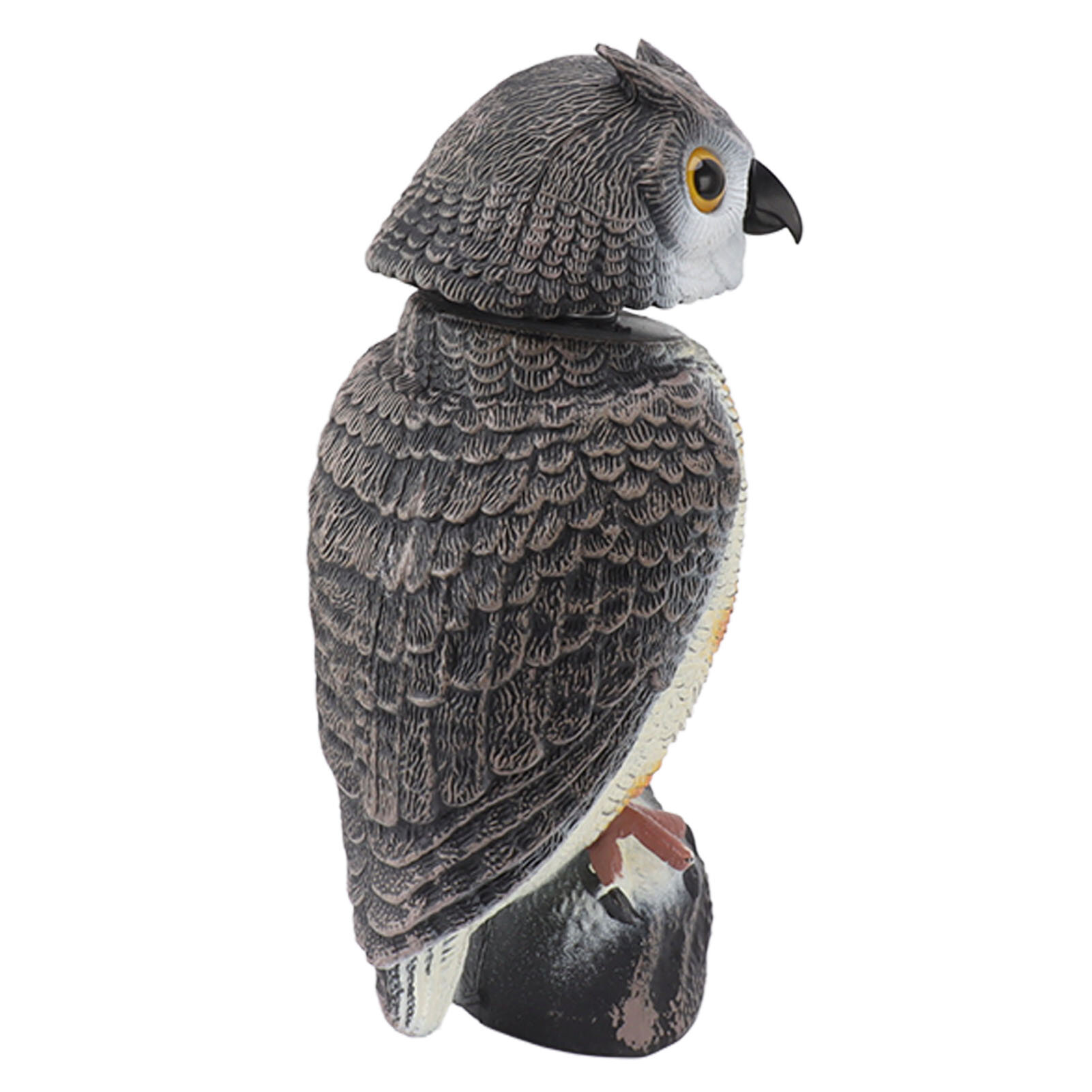 Поддельная статуя совы, пластиковая сова, отпугиватели птиц, пугало, приманка для совы с трясущейся головой, отпугиватель птиц для открытого сада, двора