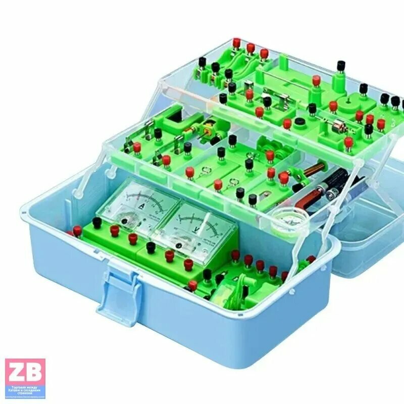 Наборы для лабораторных экспериментов с электричеством, оборудование электромагнетизма и физики младших школьников преподавателей