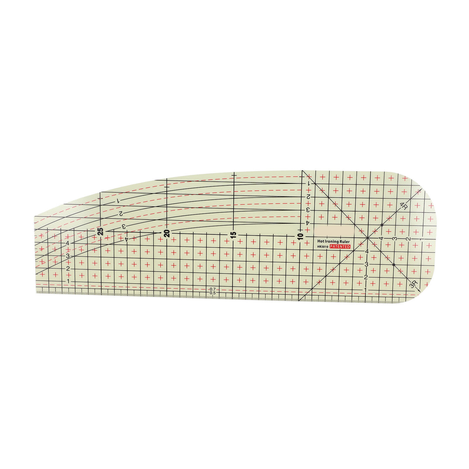 Hot Hem Ruler High Temperature Resistance Ironing Measuring Tool for Electric Iron Home WorkHR3010