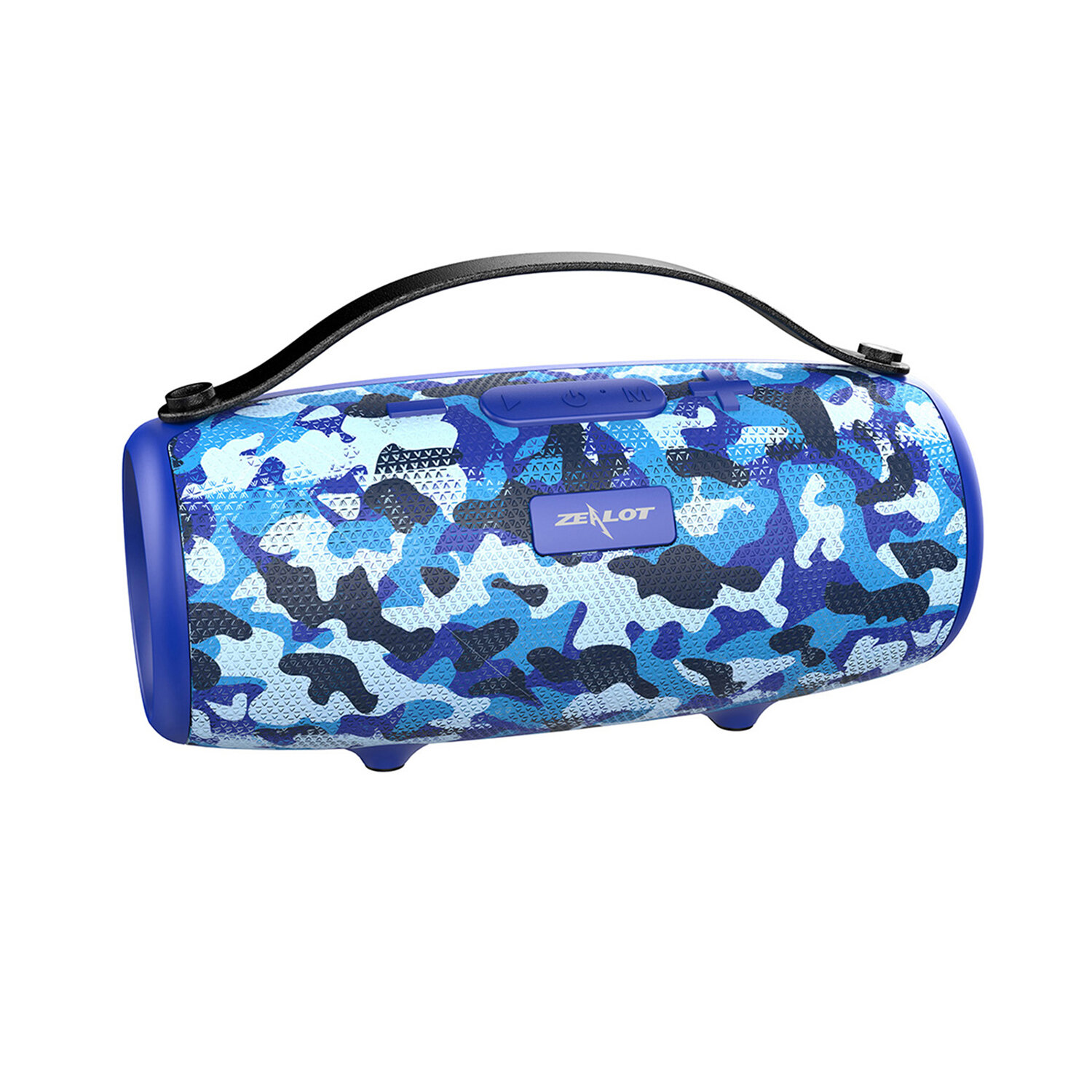 Колонка портативная беспроводная ZEALOT S34 с технологией BT 5.0 водонепроницаемая IPX5 серия TWS стерео сцена HiFi звук AUX USB Flash Drive TF карта длительное время работы 10W цвет Океан Камуфляж Красный Камуфляж Камуфляж Черный Красный 1800mAh 5W*2