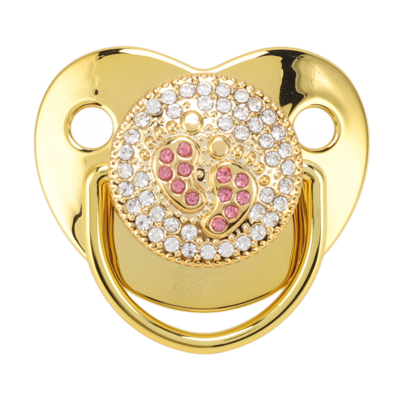 Детская соска для детей от 6 до 18 месяцев, мягкая на ощупь силиконовая блестящая детская соска, антистатические пустышки для новорожденных для дома, золотые