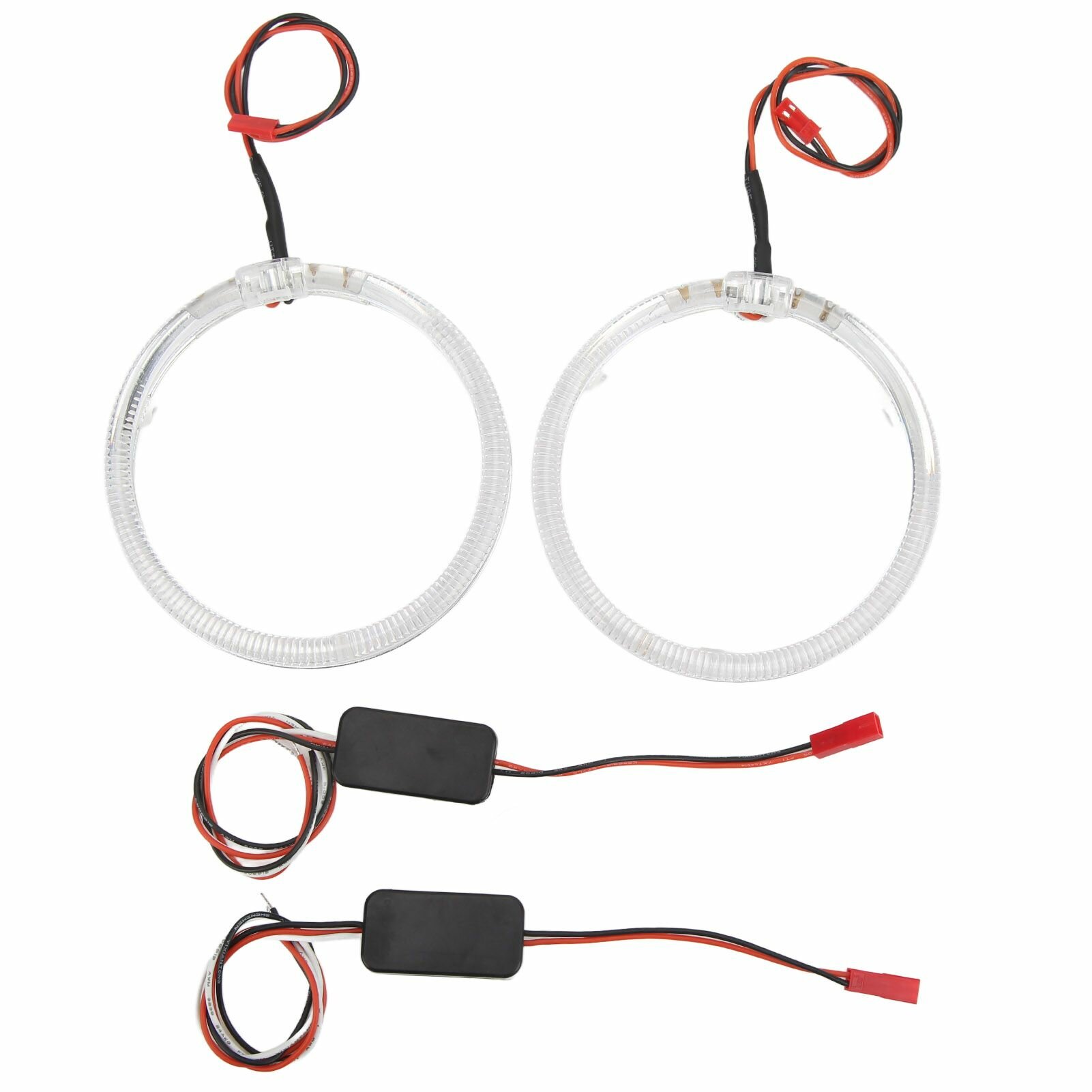 Автомобильный светодиодный светильник ангельские глазки 95 мм/3,7 дюйма, фиолетовое освещение 9 36 В для фар, DRL, указатели поворота