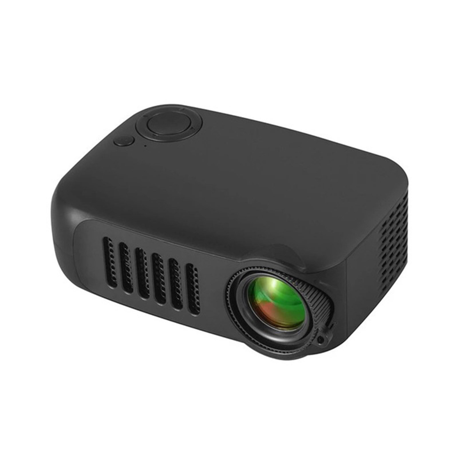 Мини проектор USB портативный LCD дисплей видеопроектор для мультфильмов карманный домашний телефонный проектор для домашнего кинотеатра наружных фильмов с ноутбуком интерфейсы HD USB, цвет желтый белый черный, разрешение WVGA/320*240 пикселей,