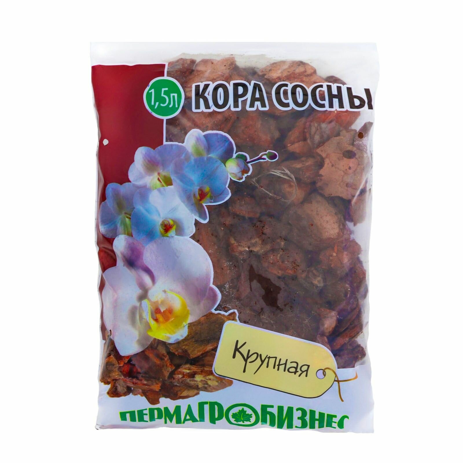 Добавка в почву Кора сосны , крупная, 1.5 л