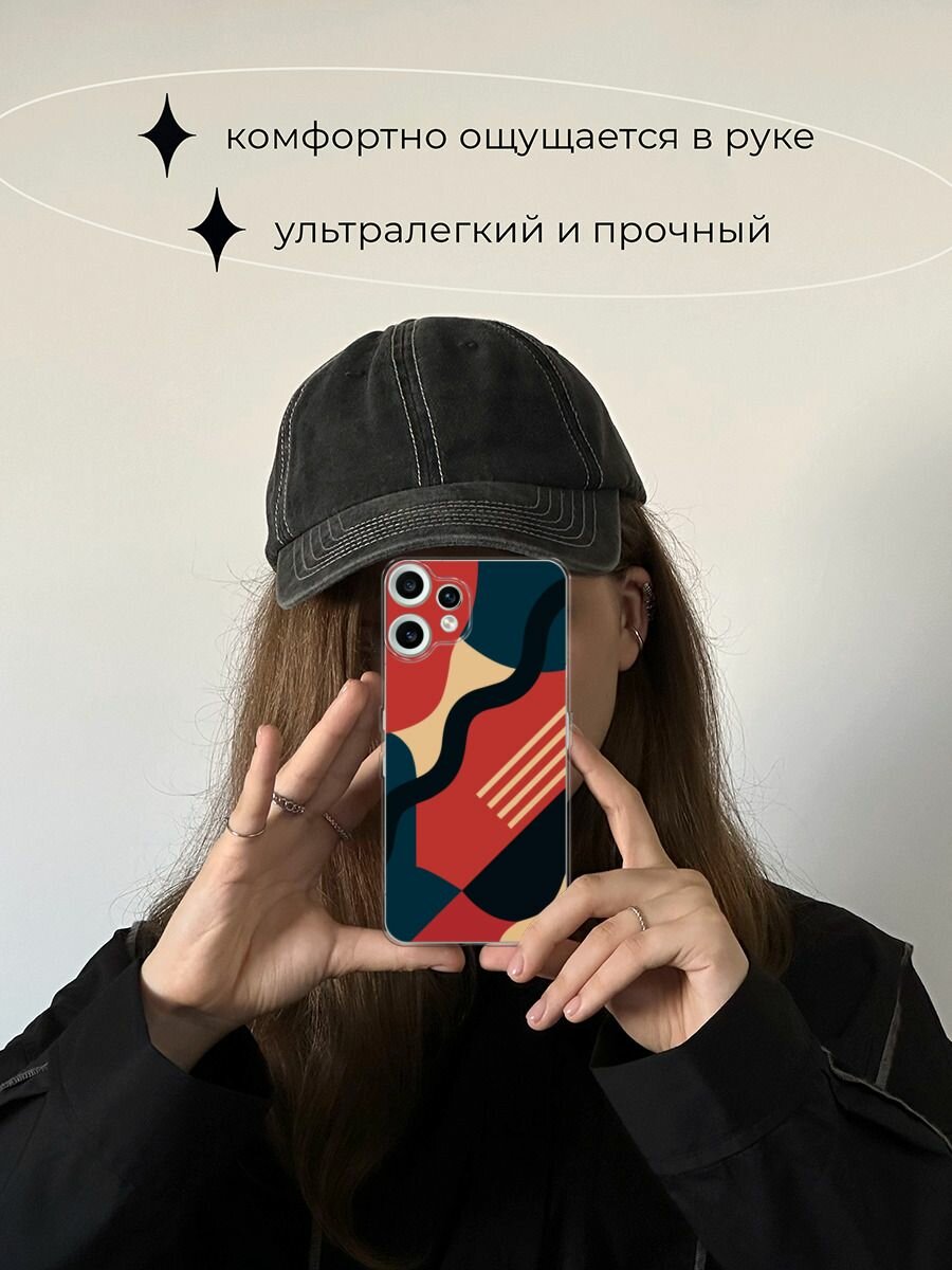 Чехол на CMF Phone 2 Pro / CMF Фон 2 Про с принтом Абстрактные линии — фото 1