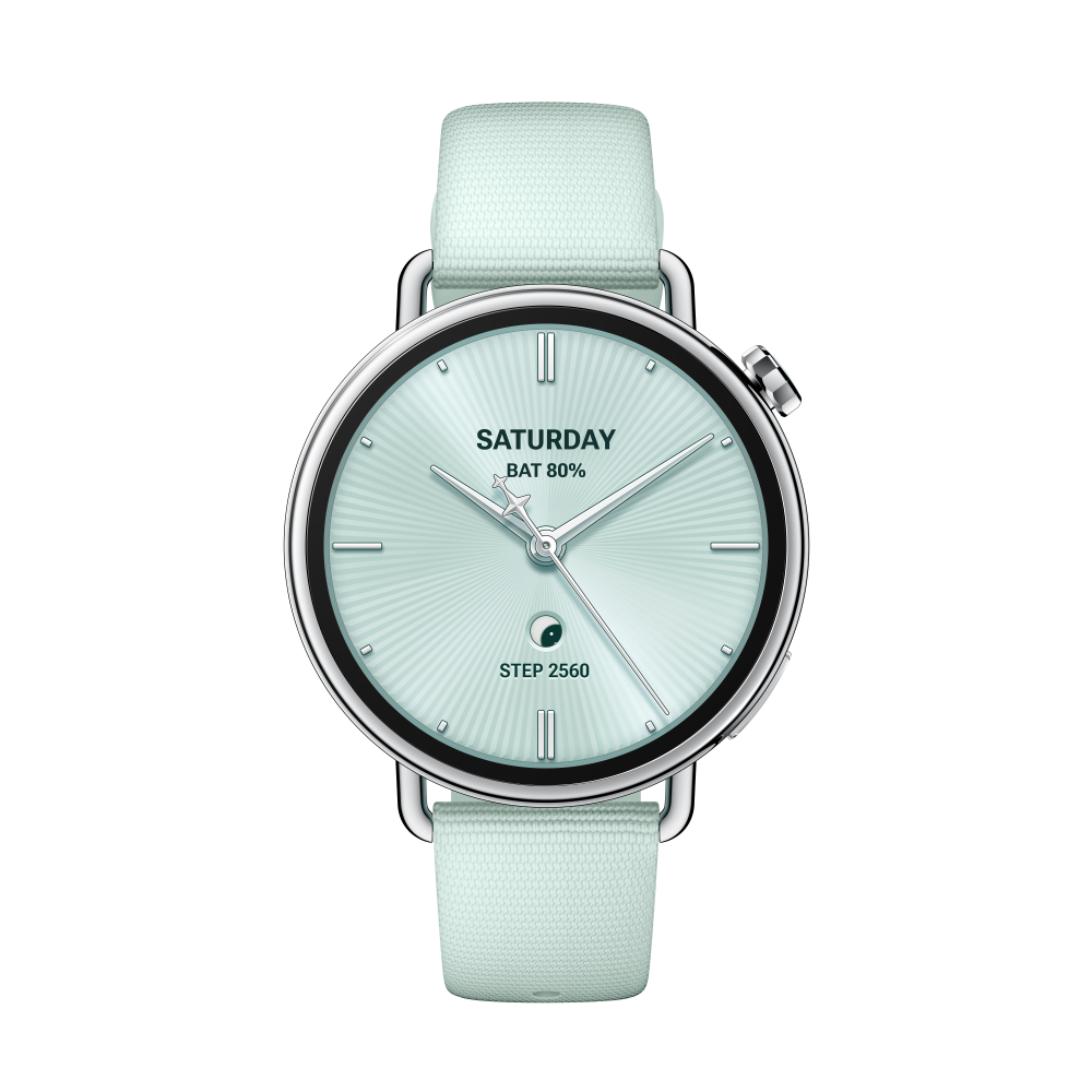 Смарт-часы Xiaomi Watch S4, ремешок фторэластомер, бирюзовые