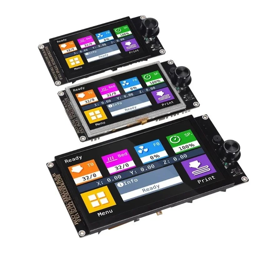 BIQU TFT43/50/70 V3.0 сенсорный экран 12864LCD для 3D принтера TFT70 V3.0