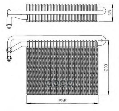 Испаритель кондиционера BMW 3-Series E46 98-/X3 03- NRF арт. 36096