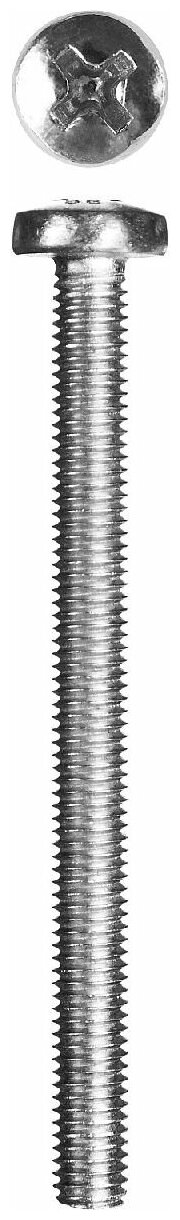 Винт с полусферической головкой ЗУБР DIN 7985 M5x60 мм 581 шт