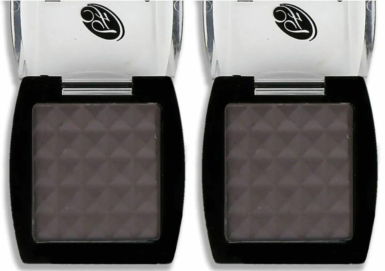 Farres Тени для век матовые, одноцветные 1001А тон №15, темно-баклажановый, 2 шт.