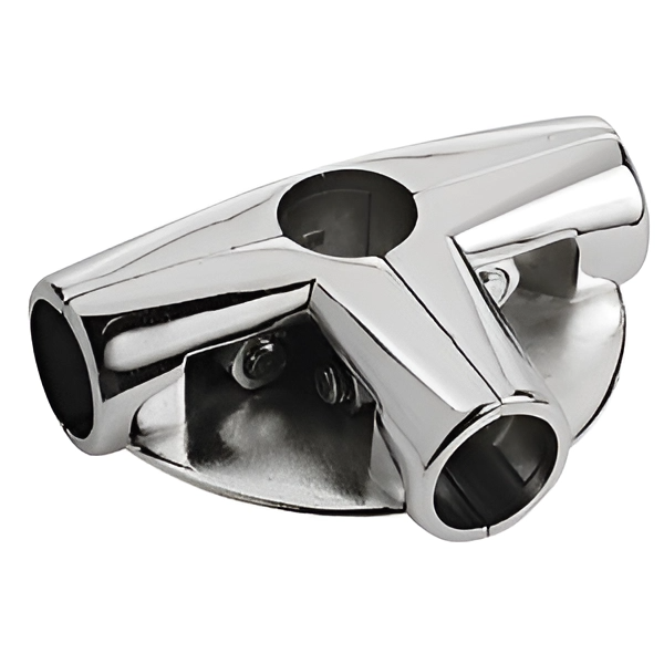 Мебельная система JOKER EDSON соединитель для четырех труб нерегулируемый с держателем (с площадкой) GT9 CHROME