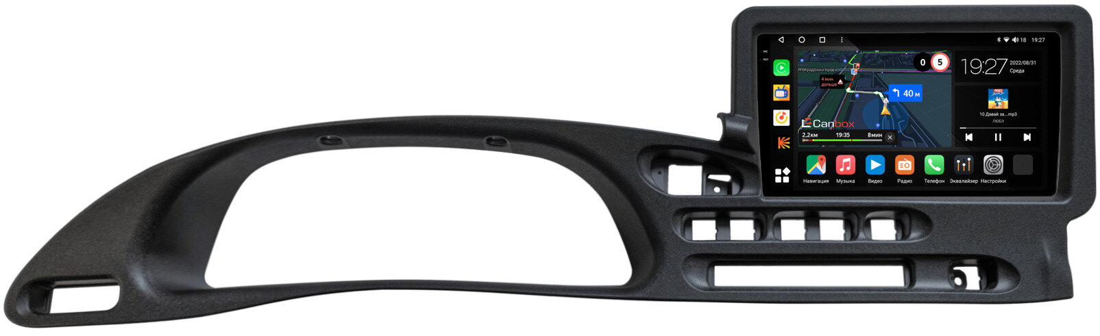 Штатная магнитола Lada Niva 2123, Niva Travel 2021-2025 Canbox M-Line 2K 4177-9-1230 на Android 10 (4G-SIM, 2/32, DSP, QLed)