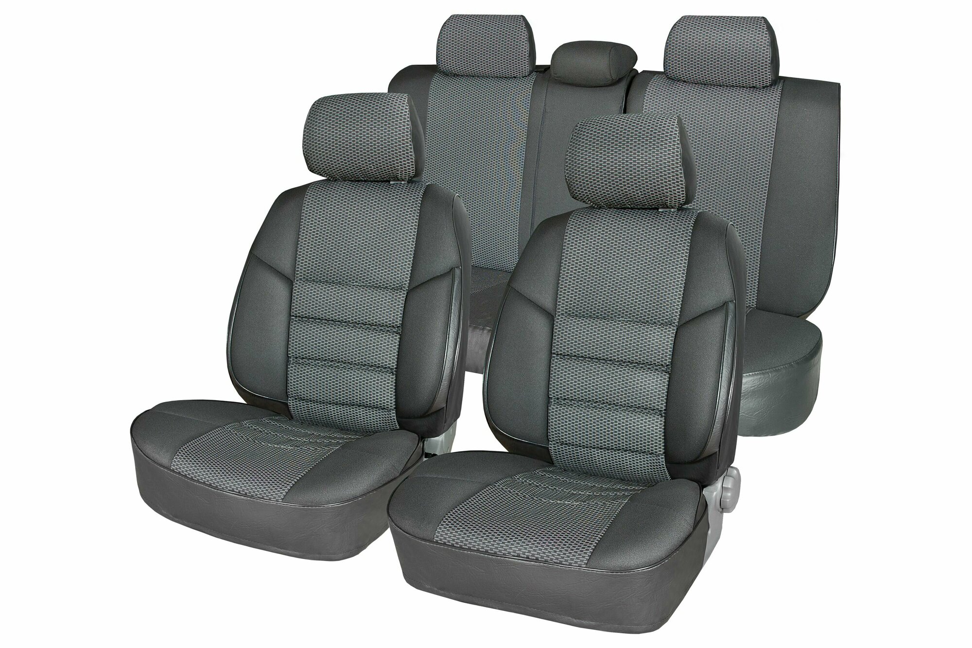 Чехлы из жаккарда для автомобильных сидений на Лада Ларгус FL 5 мест с 21 г. в. спинка раздельная