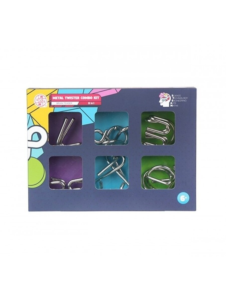 Металлическая головоломка 6в1 арт. MT7722/29242