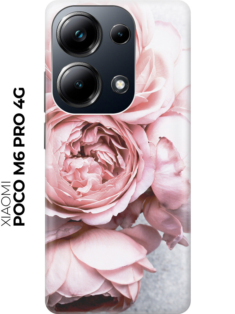 Силиконовый чехол на Xiaomi Redmi Note 13 Pro 4G / Poco M6 Pro 4G / Сяоми Редми Ноут 13 Про 4г / Поко М6 Про 4г с рисунком "Нежность"