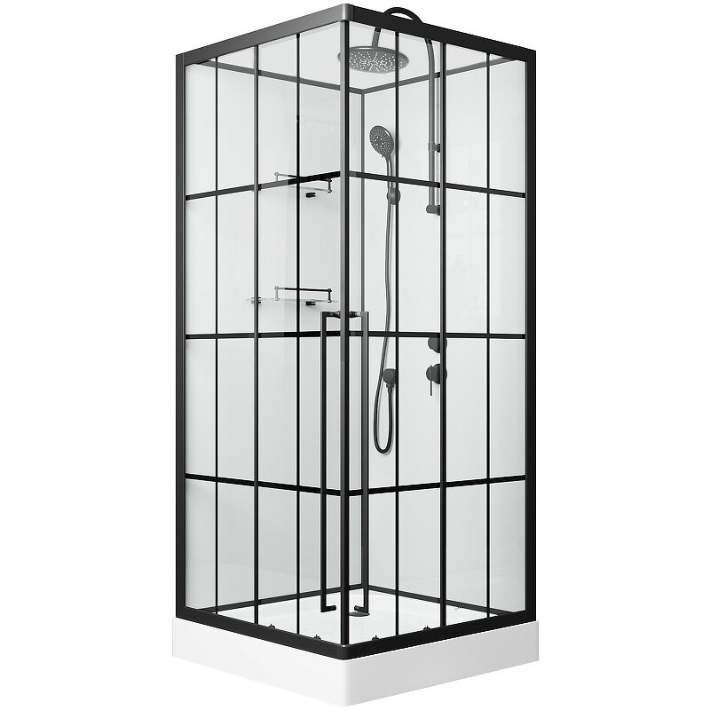 Душевая кабина Niagara Standart 100x100 R ST100/15QR/KL/BKT без гидромассажа