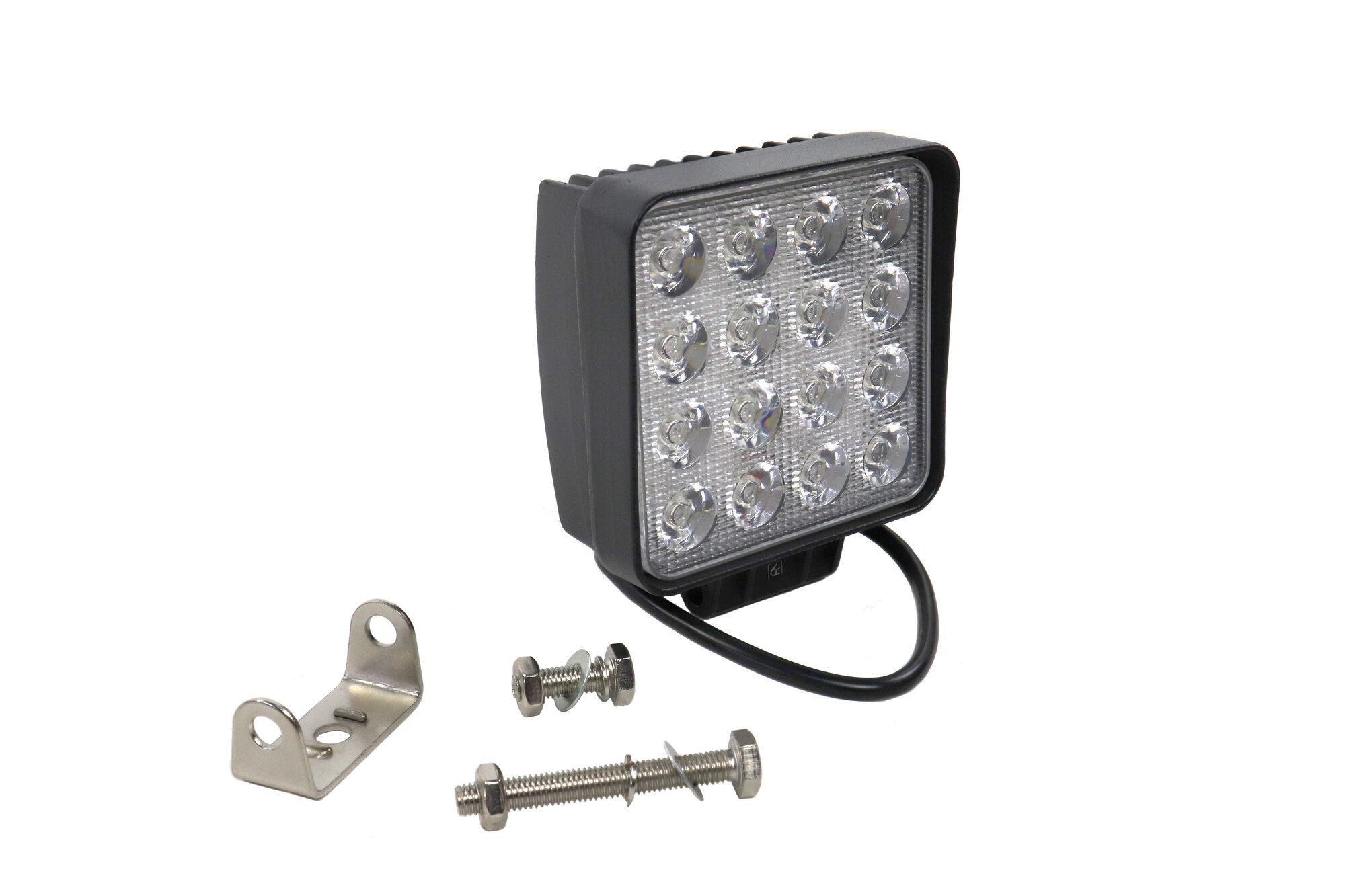 Фара cветодиодная WL-148CF (ближн. свет, кв. алюминиевый корпус, 16 диодов, 48Вт) Арт.5200