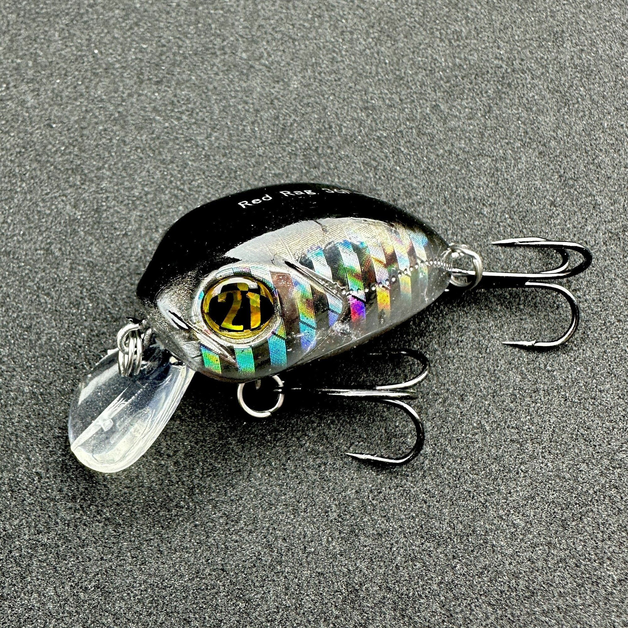 Воблер крэнк Фэт RED RAG 36F-SR на голавль, берш, жерех, щуку, окунь, голавль