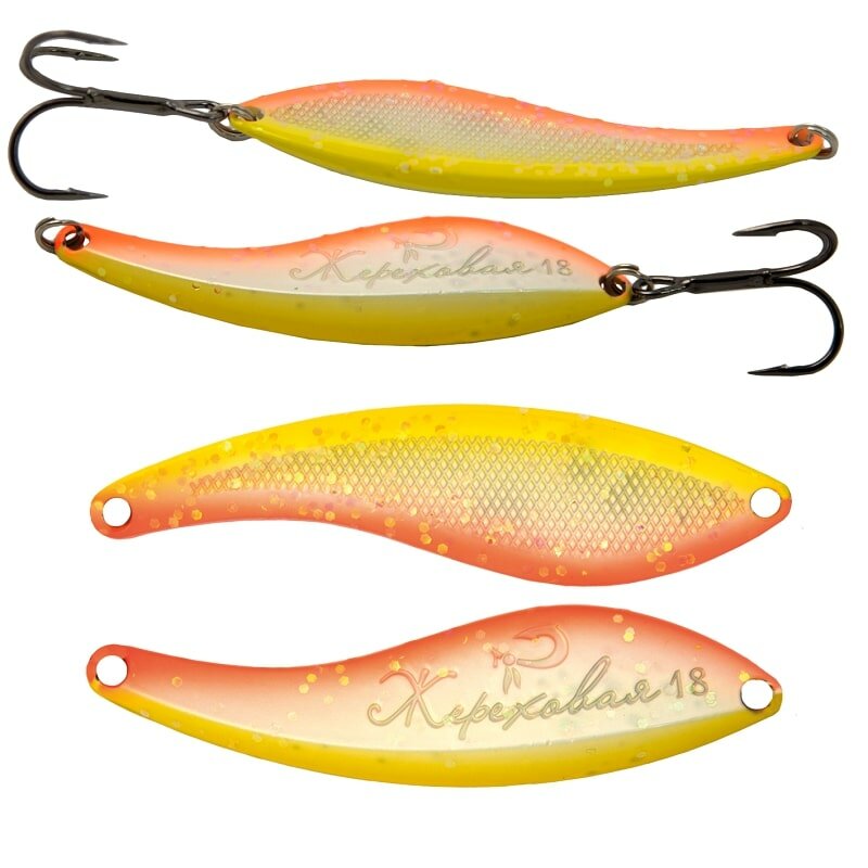 LureMax Жереховая блесна 74 мм 18 г модель 124 универсальная приманка для жереха