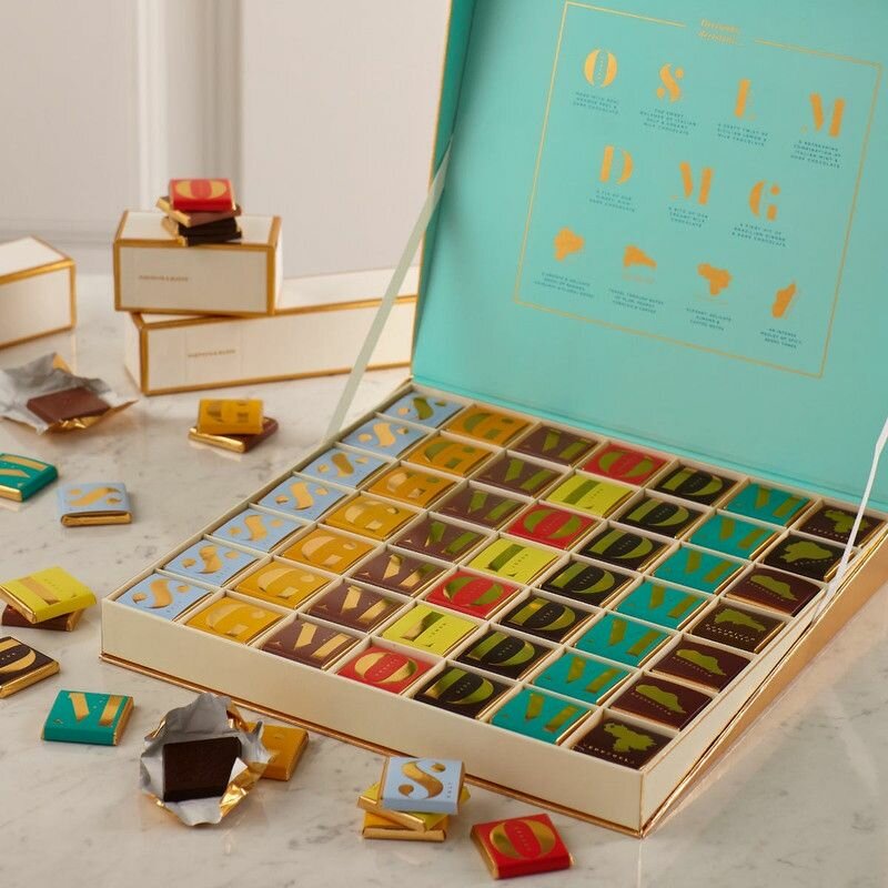 Ассорти шоколада из 196 мини-плиток Fortnum&Mason Napolitains1,2 кг