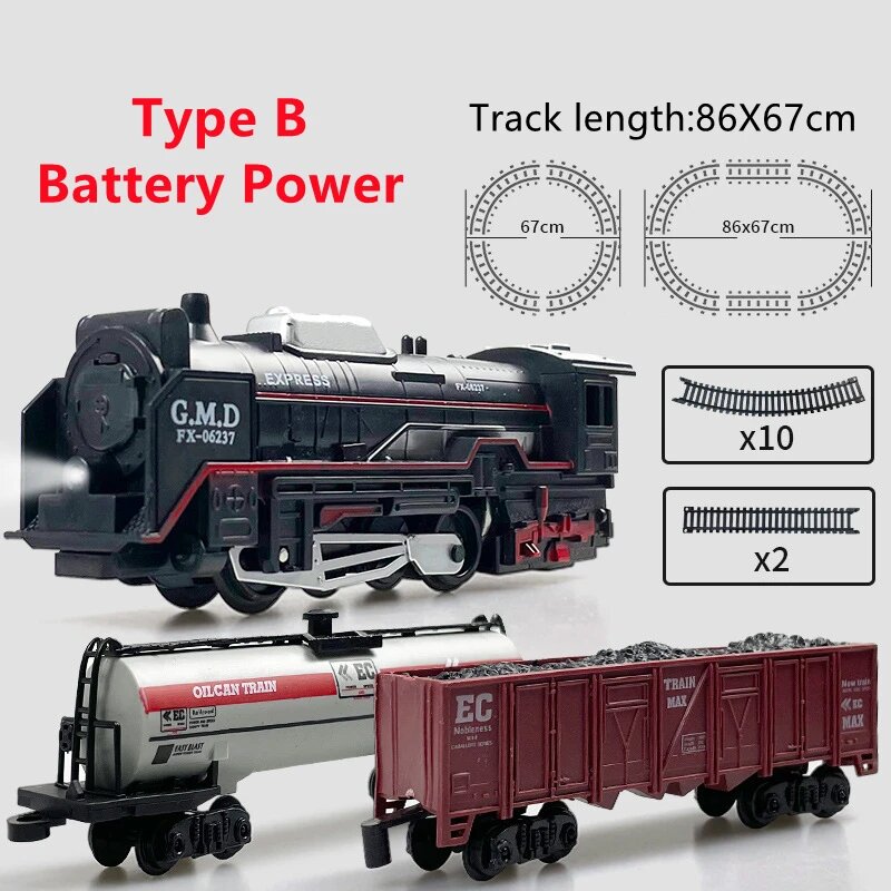 Поезд игрушечный GSF, Type B-Battery, 1:18