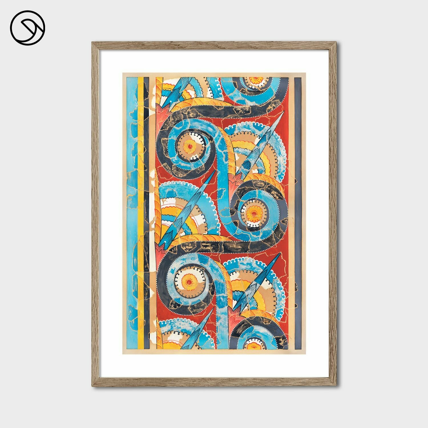 Постер для интерьера Postermarkt, Греческий Орнамент, 50х70 см
