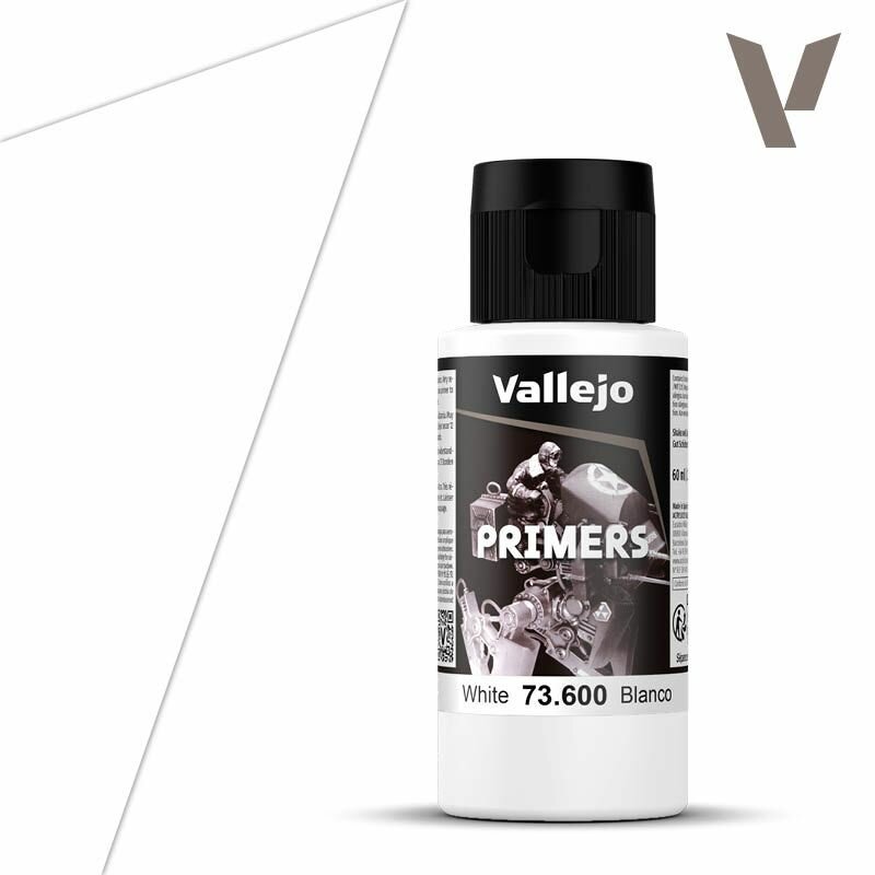 Акриловый грунт - полиуретановый. Белый Vallejo Surface Primer White, 60мл.