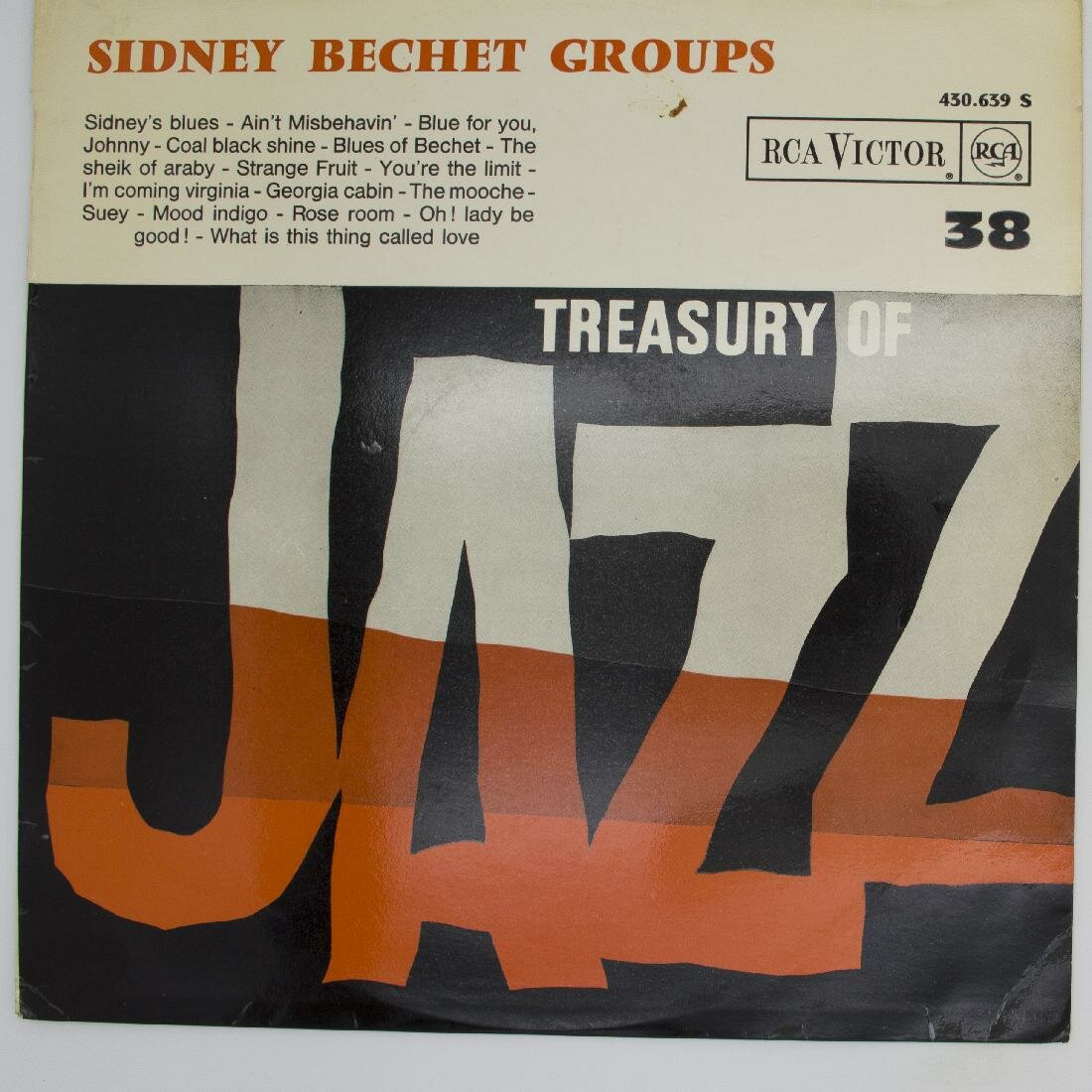 Виниловая пластинка Сидни Беше - Treasury Of Jazz Vol. 38, 1xLP, EX